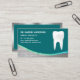 Teal Steel Tooth Dental Clinic Dentist Business Card | Zazzle