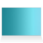 Teal Table Placement Card Menu | Zazzle