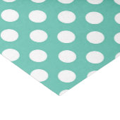 Teal Turquoise & White Polka Dots Birthday Party Tissue Paper | Zazzle