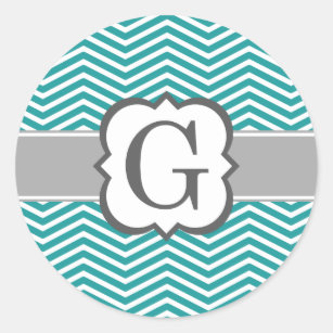 Chevron Background With Monogram G