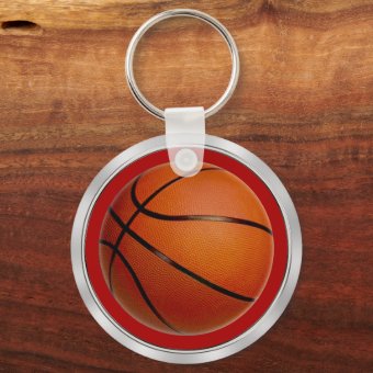 Team and Player's Names Basketball Keychains | Zazzle