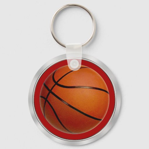 Team and Player's Names Basketball Keychains | Zazzle