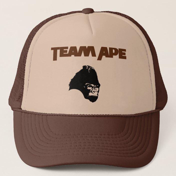 Team Ape Planet of the Apes Homage Baseball Hat | Zazzle.com