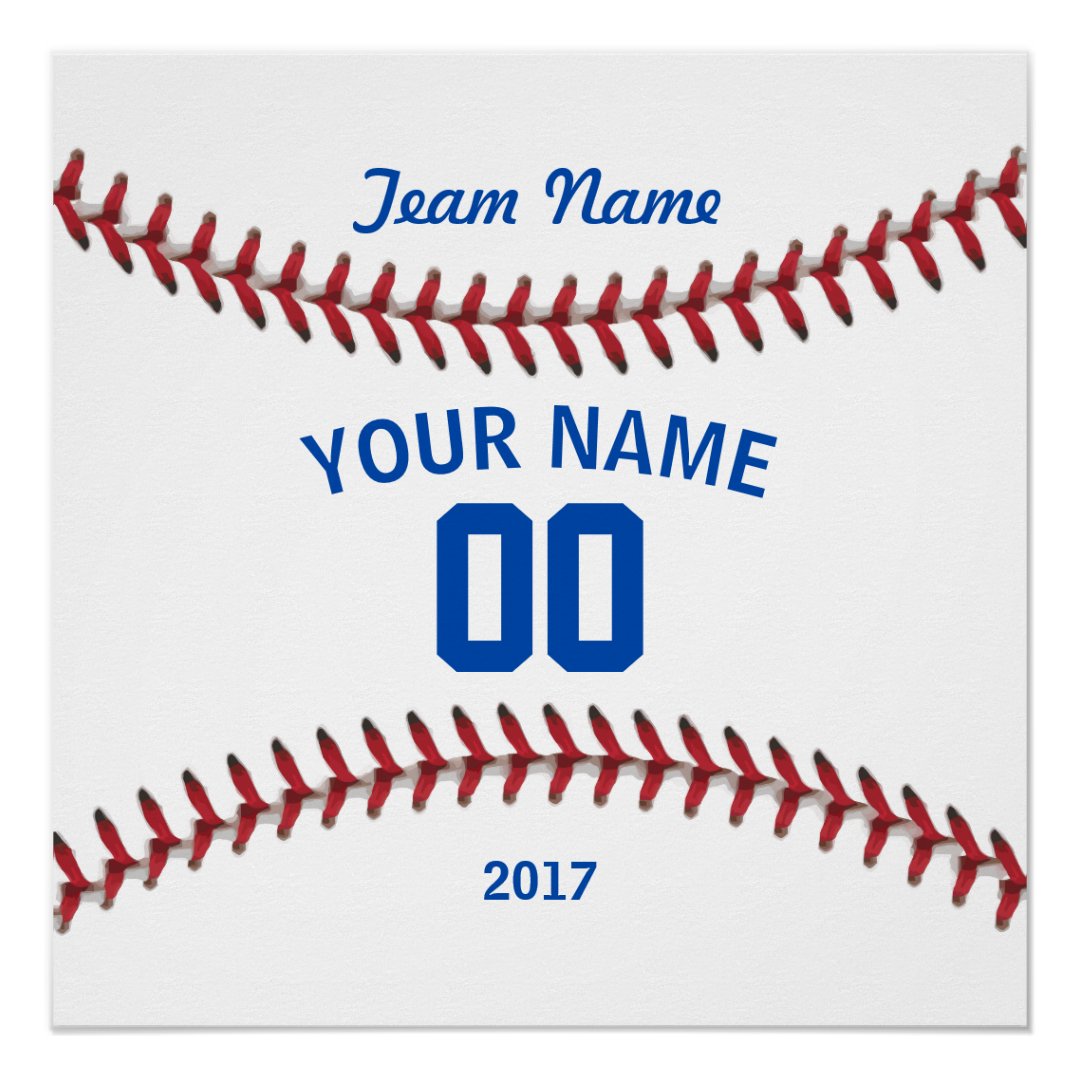Team Baseball Sport Poster | Zazzle