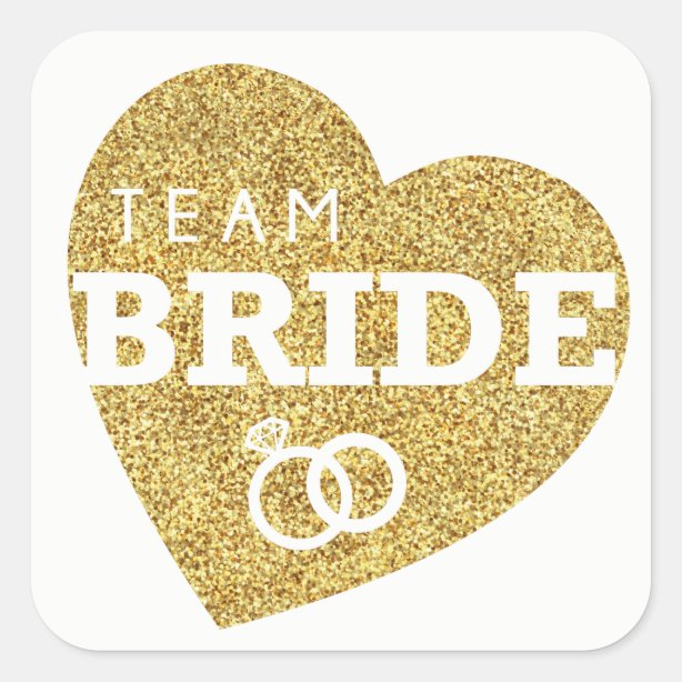 Team Bride Stickers | Zazzle