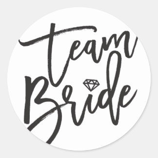 Team Bride Stickers | Zazzle