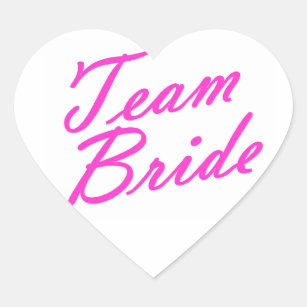 Team Bride Stickers - 100% Satisfaction Guaranteed | Zazzle