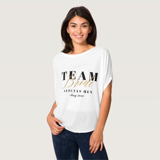 TEAM BRIDE T-Shirt | Zazzle.com