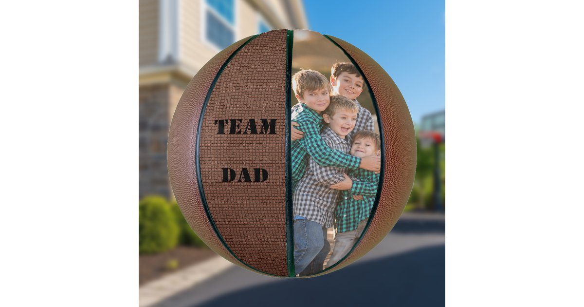 Team Dad For Father's Day Basketball | Zazzle