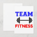 TEAM FITNESS THANK YOU CARD | Zazzle