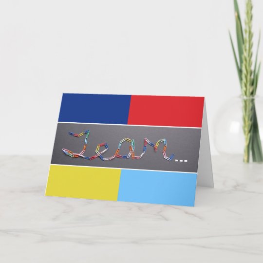 Team Flag Employee Appreciation Thank You Card | Zazzle.com