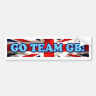 GB car sticker with British Union jack flag | Zazzle.com