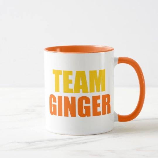 TEAM GINGER MUG | Zazzle.com