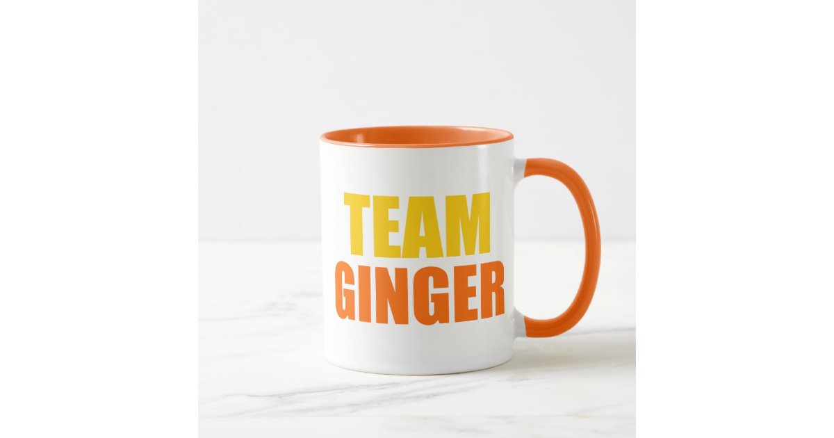 TEAM GINGER MUG | Zazzle