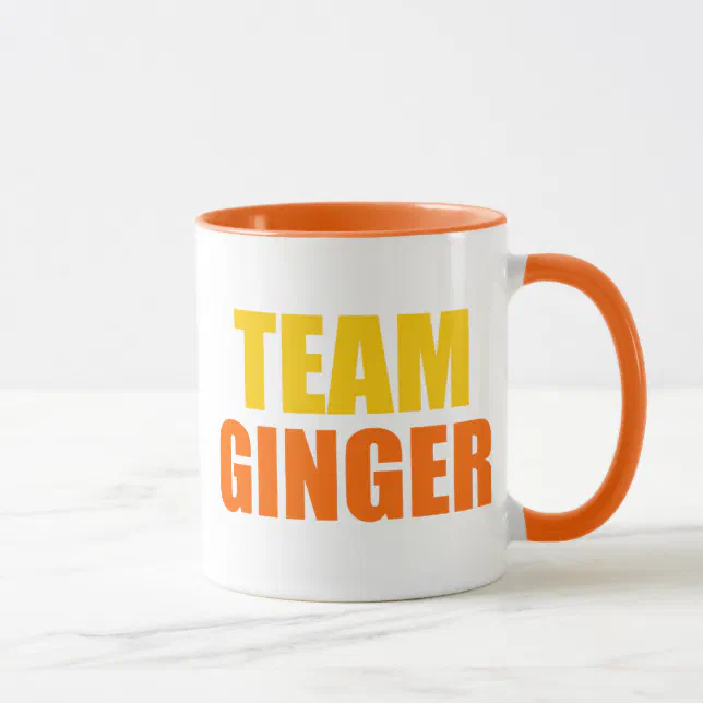 TEAM GINGER MUG | Zazzle