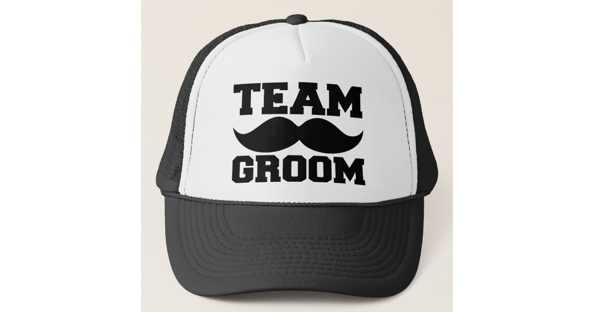 Team Groom funny groomsmen hat | Zazzle