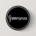 Team Groom Groomsman Wedding Party Button | Zazzle