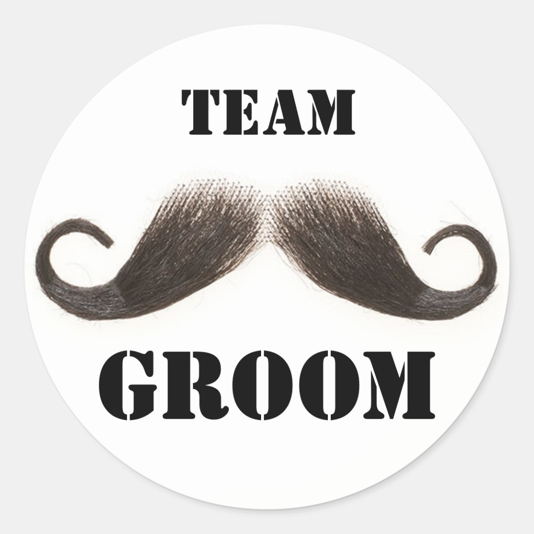 Team Groom Stickers | Zazzle