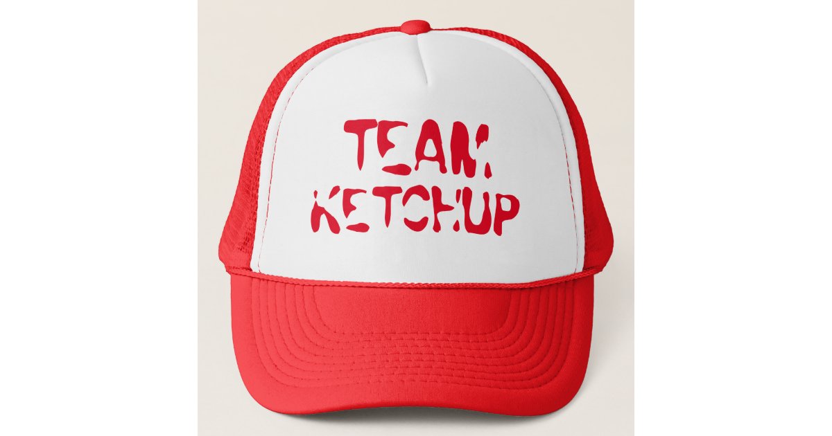 Team Ketchup Trucker Hat | Zazzle