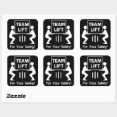 Team Lift Square Sticker | Zazzle