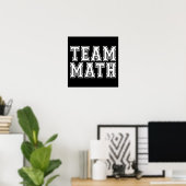 Team Math Poster | Zazzle