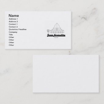 Team Normality (Normal Distribution Curve Stats) Business Card | Zazzle