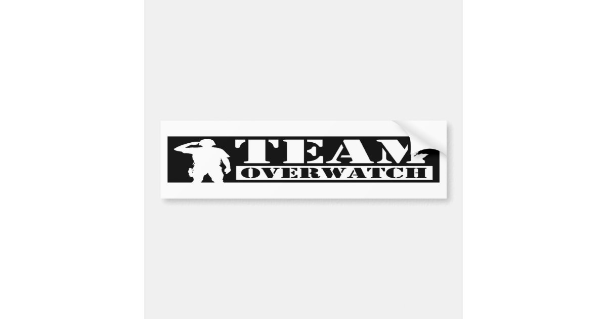 Team Overwatch Bumper Sticker | Zazzle
