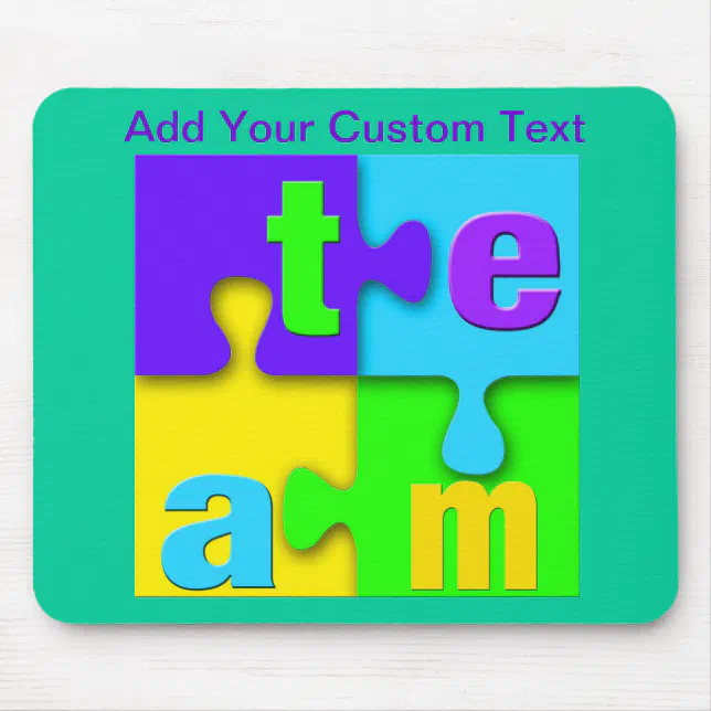 Team Puzzle Mousepad | Zazzle