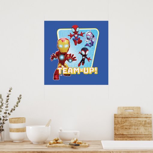 Team Spidey and Iron Man Team-Up! Poster | Zazzle