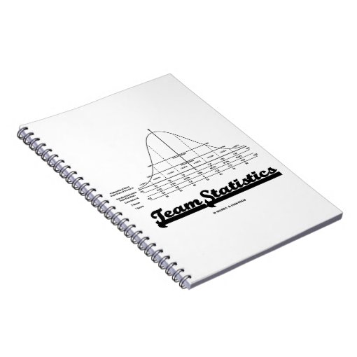Team Statistics (Normal Distribution Curve Stats) Notebook | Zazzle