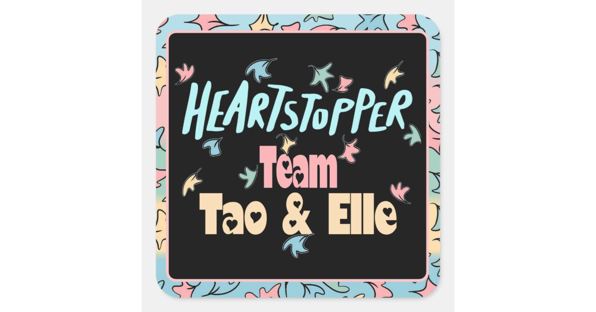 Team Tao And Elle Square Sticker | Zazzle