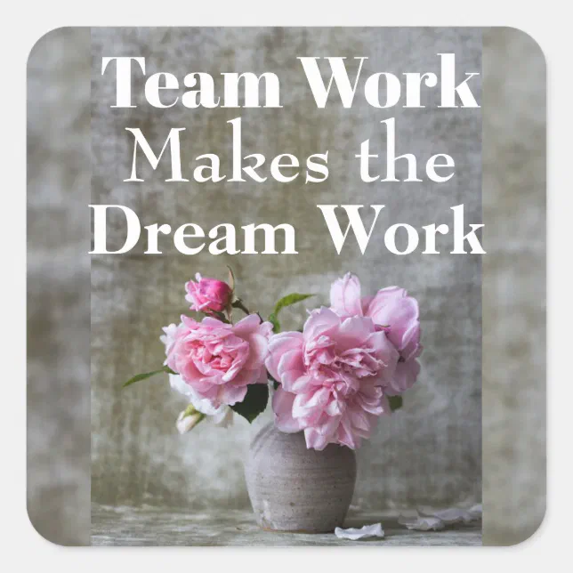 Team Work Sticker | Zazzle