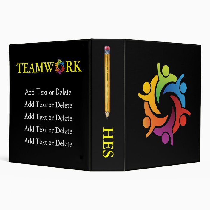 TEAMWORK Binder - SRF | Zazzle.com