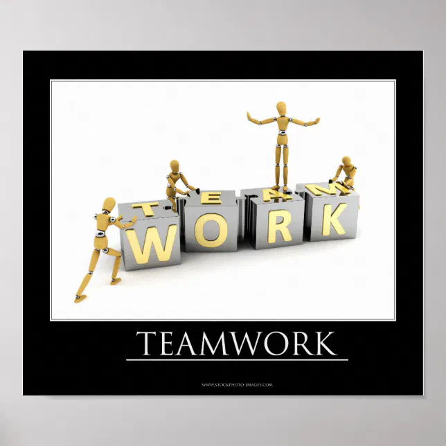 Teamwork Concept - Poster | Zazzle