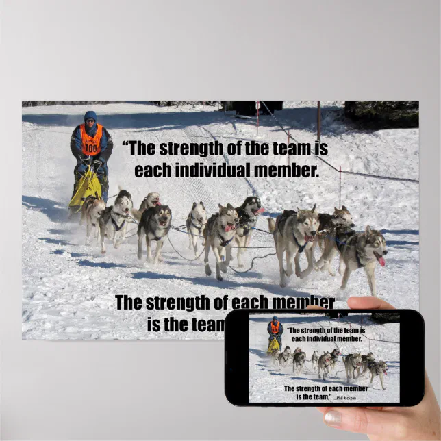 TEAMWORK POSTER | Zazzle
