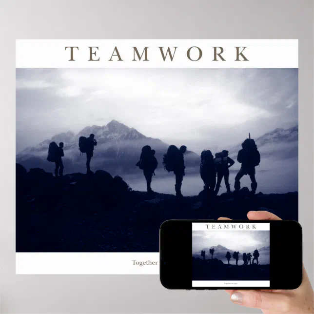 Teamwork Poster | Zazzle