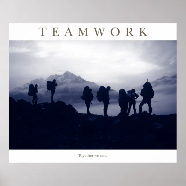 Teamwork Poster | Zazzle