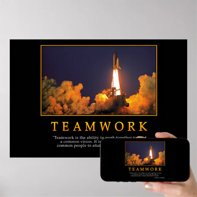 Teamwork Poster | Zazzle