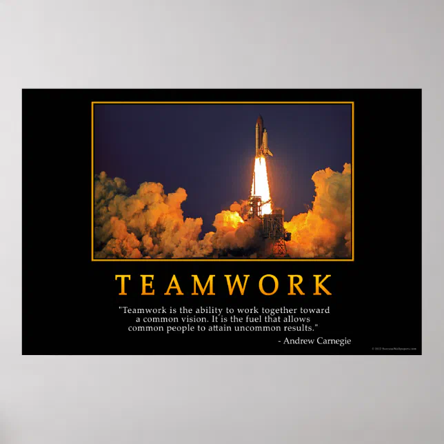 Teamwork Poster | Zazzle