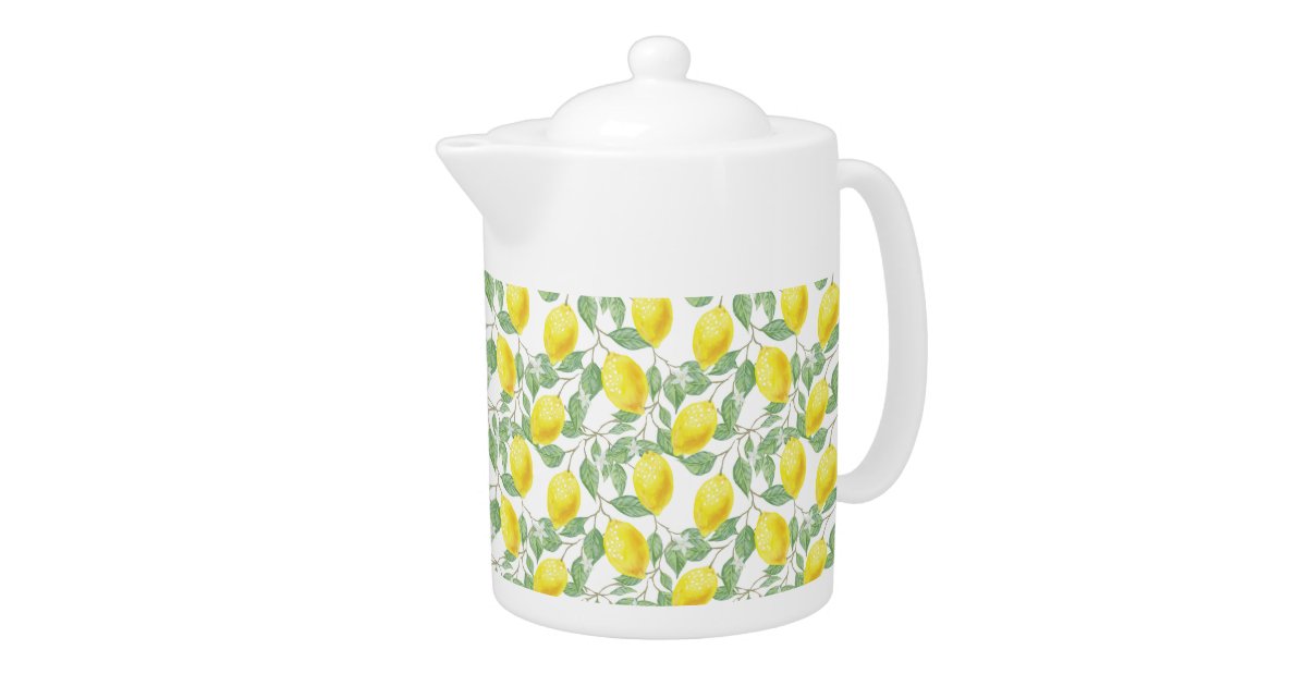 Teapot-Lemons Teapot | Zazzle