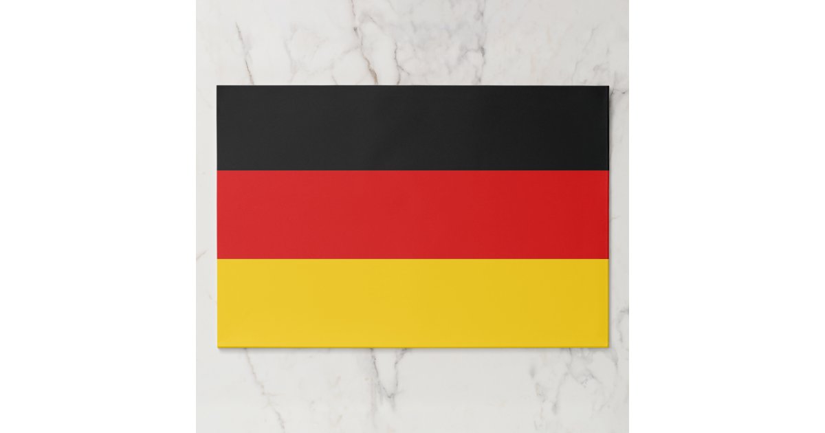 Tearaway paper pad with Flag of Germany | Zazzle