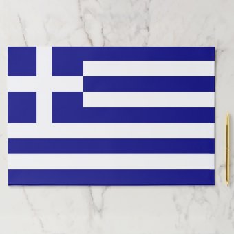 Tearaway paper pad with Flag of Greece | Zazzle