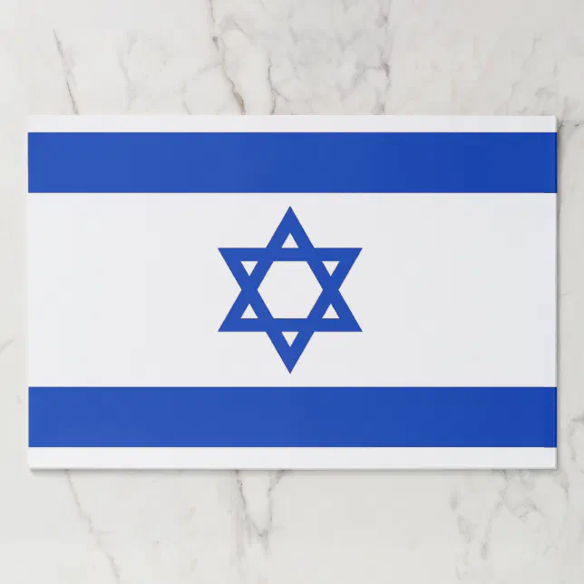 Tearaway paper pad with Flag of Israel | Zazzle