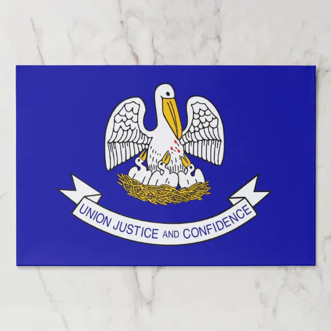 Tearaway paper pad with Flag of Louisiana, USA | Zazzle