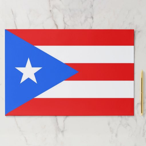 Tearaway paper pad with Flag of Puerto Rico, USA | Zazzle