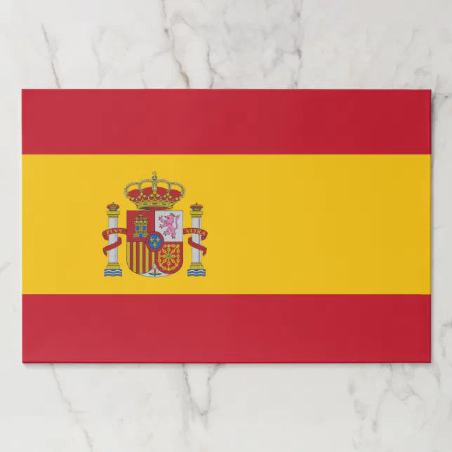 Tearaway paper pad with Flag of Spain | Zazzle