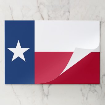 Tearaway paper pad with Flag of Texas, USA | Zazzle