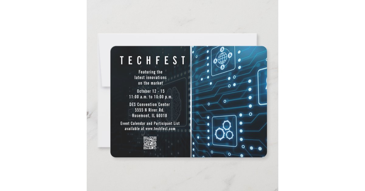 tech convention invitation | Zazzle
