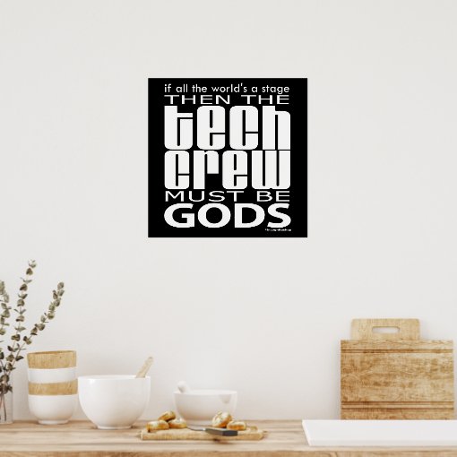 Tech Crew Gods Poster | Zazzle