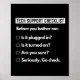 Tech Support Checklist Funny Computer Geek Poster | Zazzle